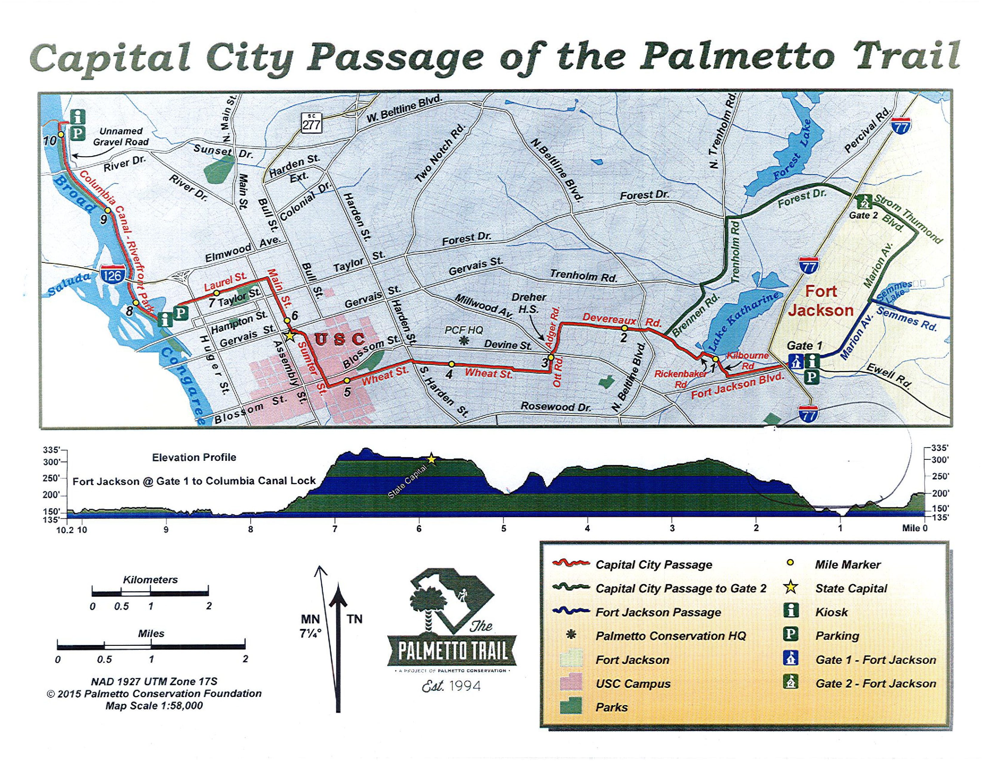 Capital City Passage - The Palmetto Trails
