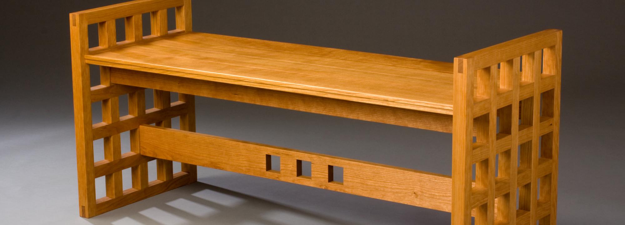 Mackintosh Bench - Kevin Rodel Furniture & Design Studio