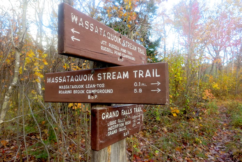 Russell Pond & Wassataquoik Stream Trails - Maine Trail Finder